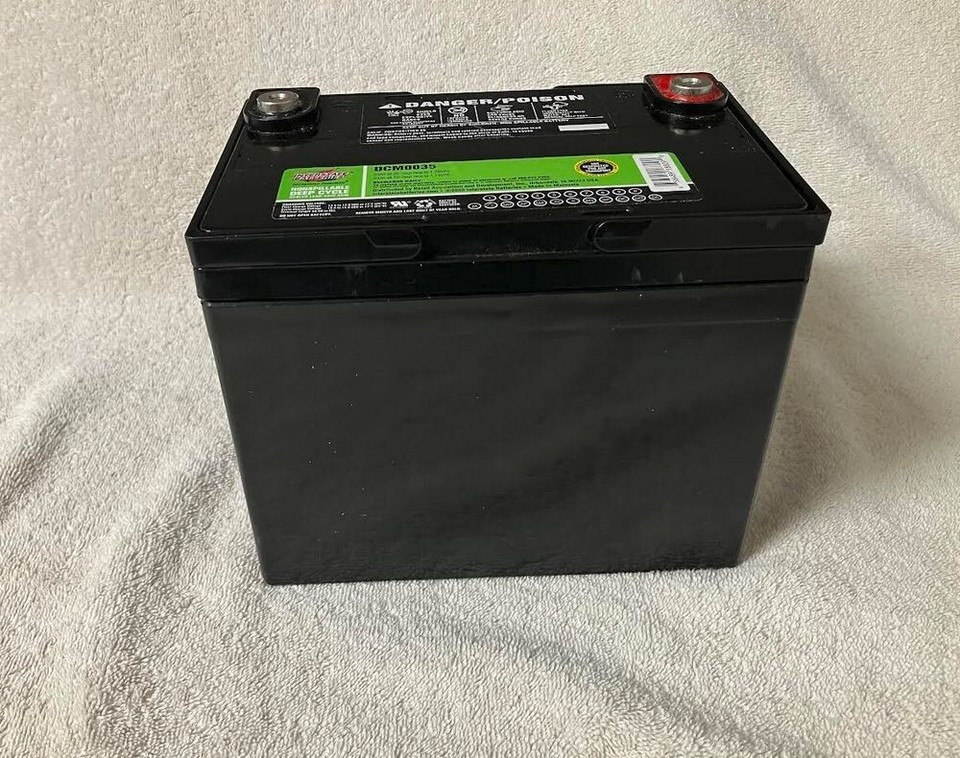 Interstate Batteries 12V 35Ah AGM Deep Cycle Battery (DCM0035) Group 24 ...