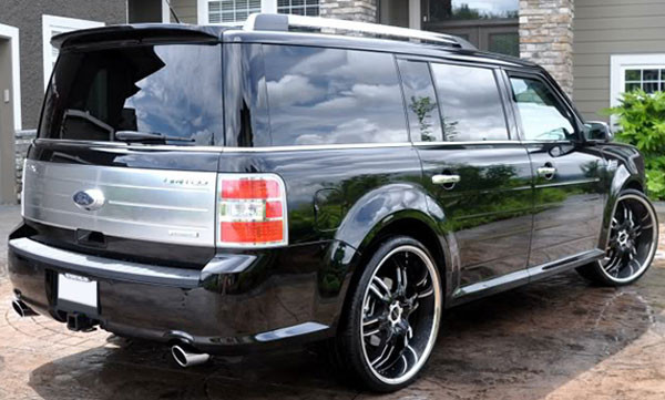 Spoiler for Ford Flex 2009-2019 Rear Hatch Roof W/Notch Out Unpainted ...