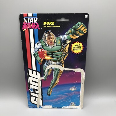 GI Joe Star Brigade Duke UNCUT File Card Back ONLY Vintage 1993 HASBRO ...