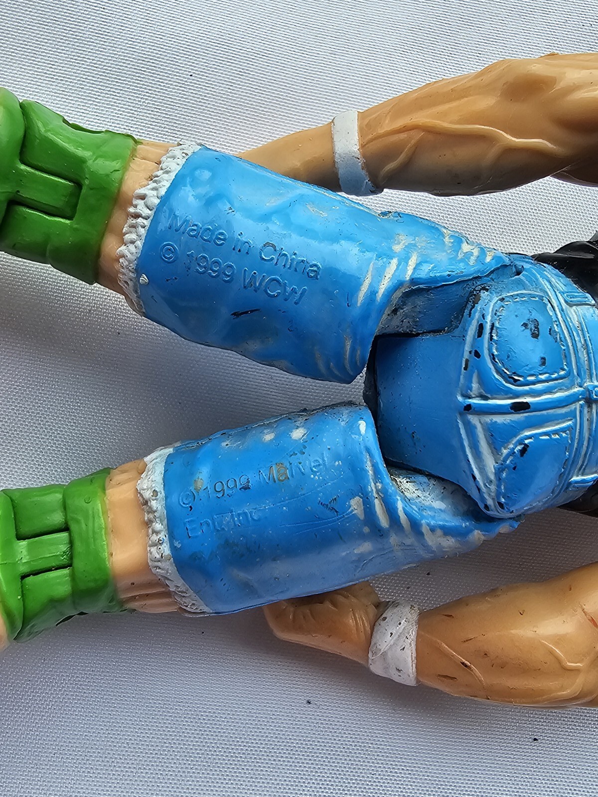 1999 ToyBiz RAVEN Daredevil shirt ECW WCW Bruisers Wrestling Action ...