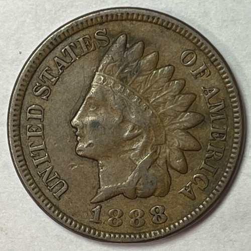 1888 Indian Head Cent Extremely Fine XF Coin #18778 | eBay