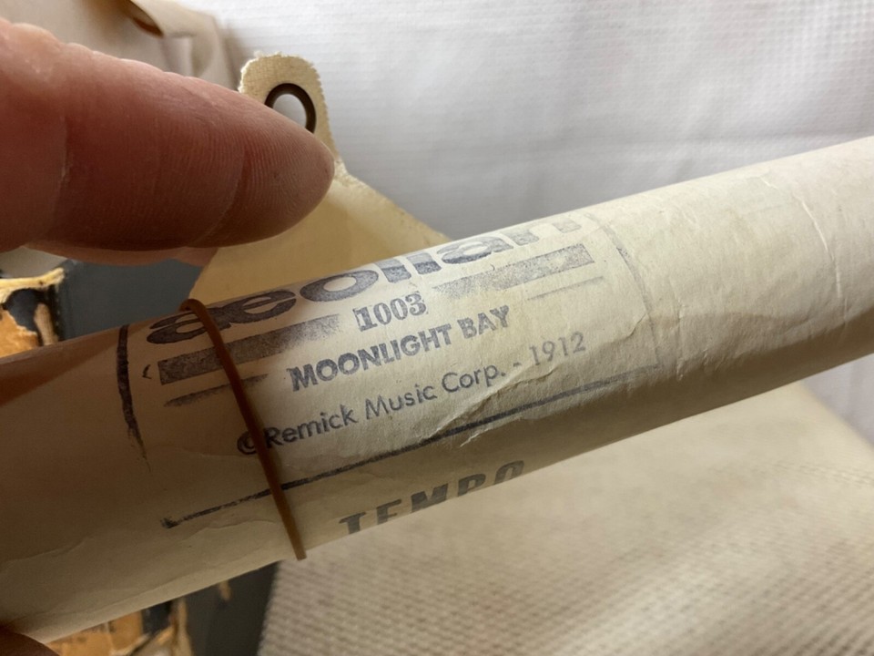 VINTAGE QRS,supertone, 88note WORD ROLL PIANO PLAYER MUSIC ROLLS LOT OF ...