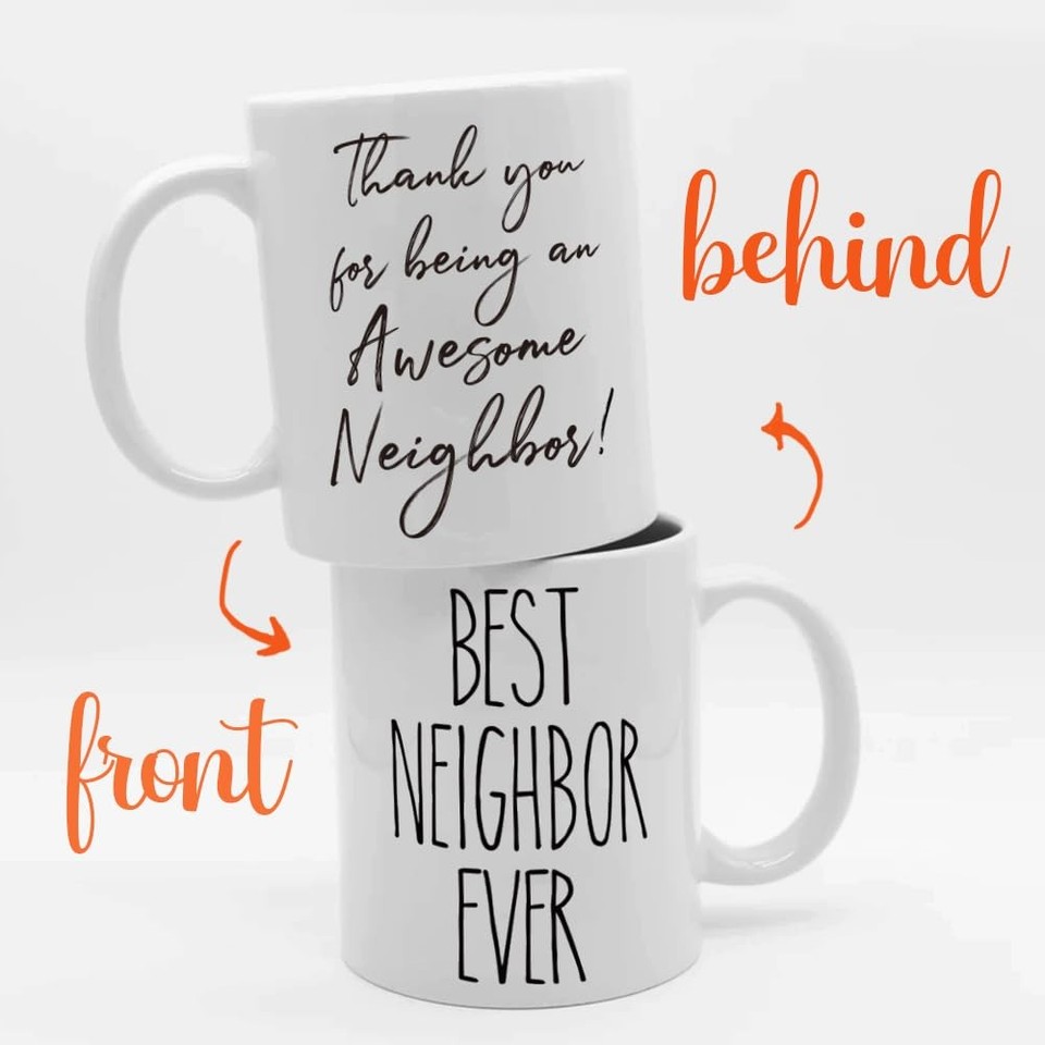Best Neighbor Ever Farewell Mug Gift for Neighbors, New Home ...