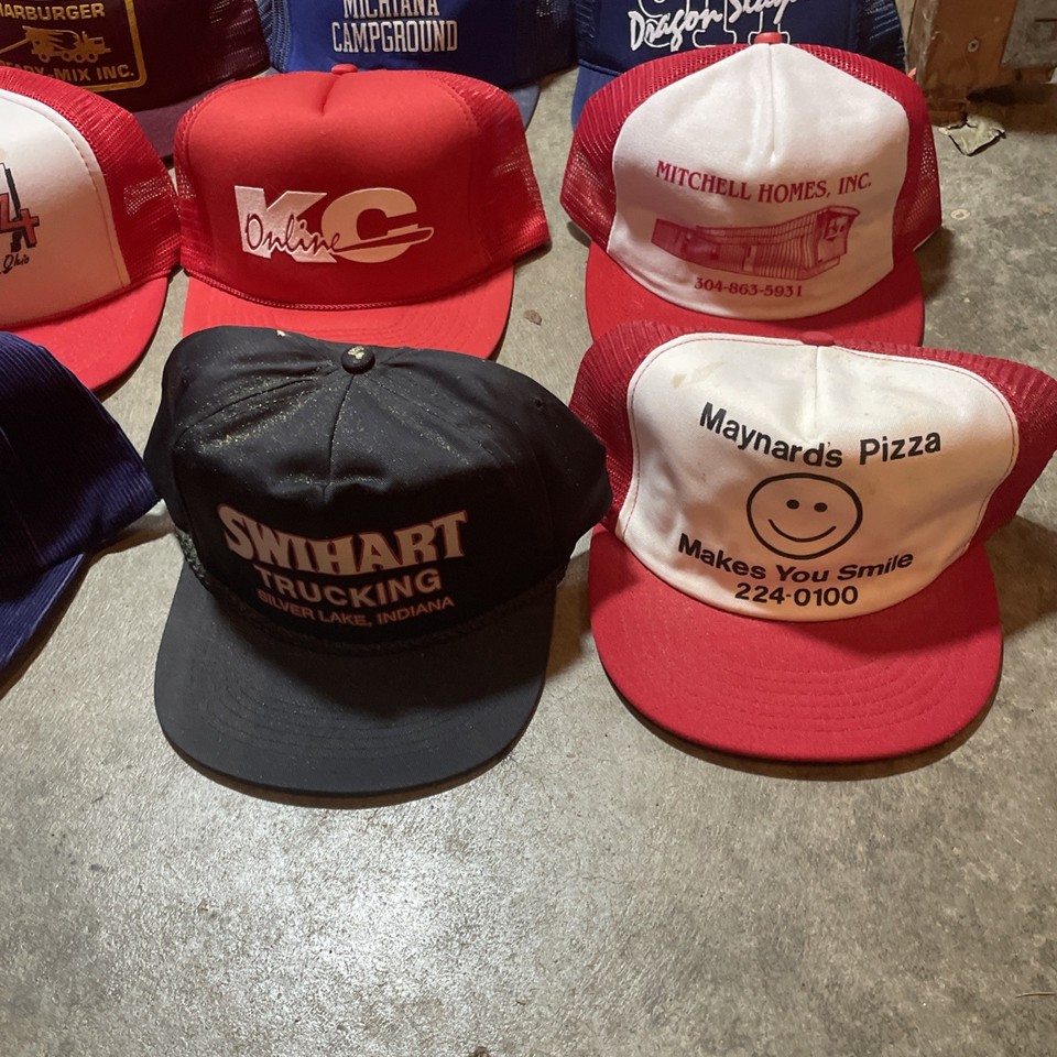Vintage Lot Of 25 Trucker Hats Caps Snapback Truckers All Good Shape ...