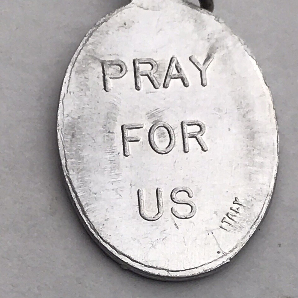 Saint Dominic Pray For Us Catholic Medal Pendant Charm Vintage ...