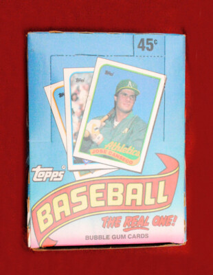 1989 TOPPS THE REAL ONE! BASEBALL 36 SEALED PACKS BUBBLE GUM CARDS | eBay