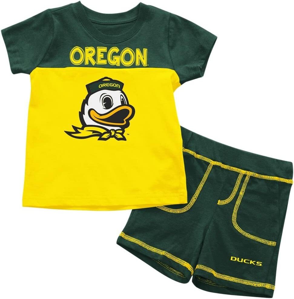 Oregon Ducks Colosseum Infant NCAA Giddy Up Shirt & Short Set | eBay