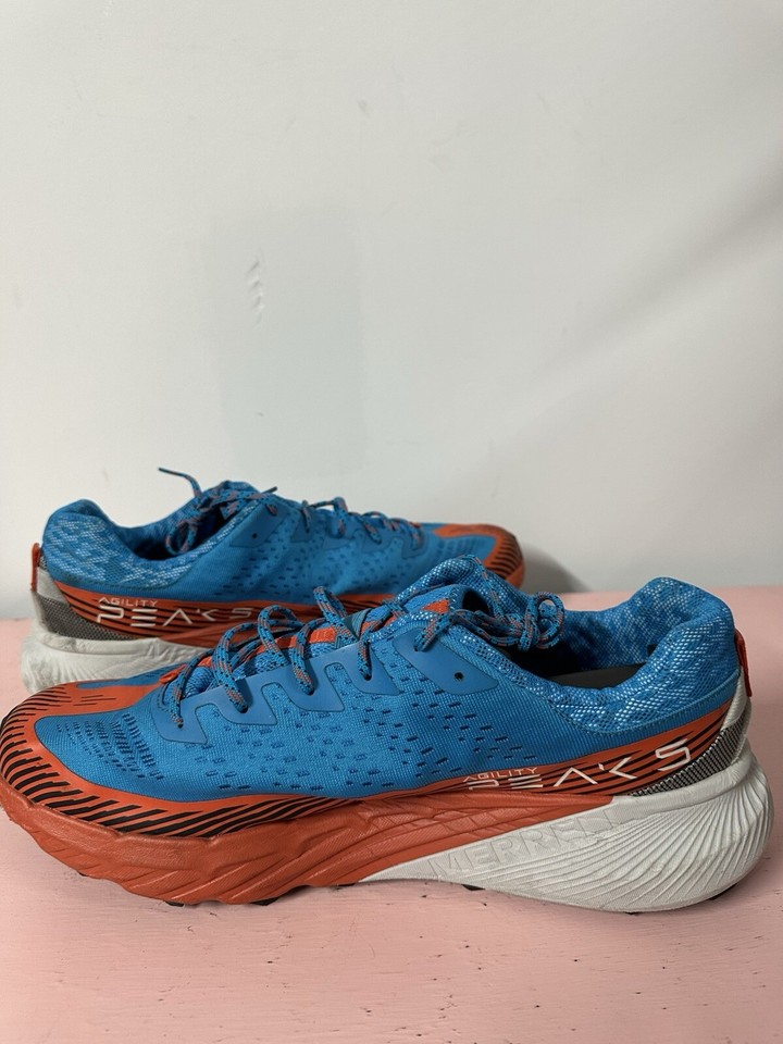 Merrell Shoes Men 15 Agility Peak 5 Lace Up Hiking Running Trail Vibram ...