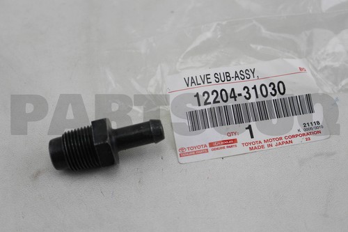 1220431030 Genuine Toyota VALVE SUB-ASSY, VENTILATION 12204-31030 | eBay