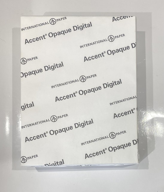 Accent Opaque Smooth Cover White 120lb 8.5 X 11 Letter 97 Bright 150 ...