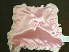Stepping Stones Baby Lovey Pink Plush Teddy Bear Satin Ruffle Trim ...