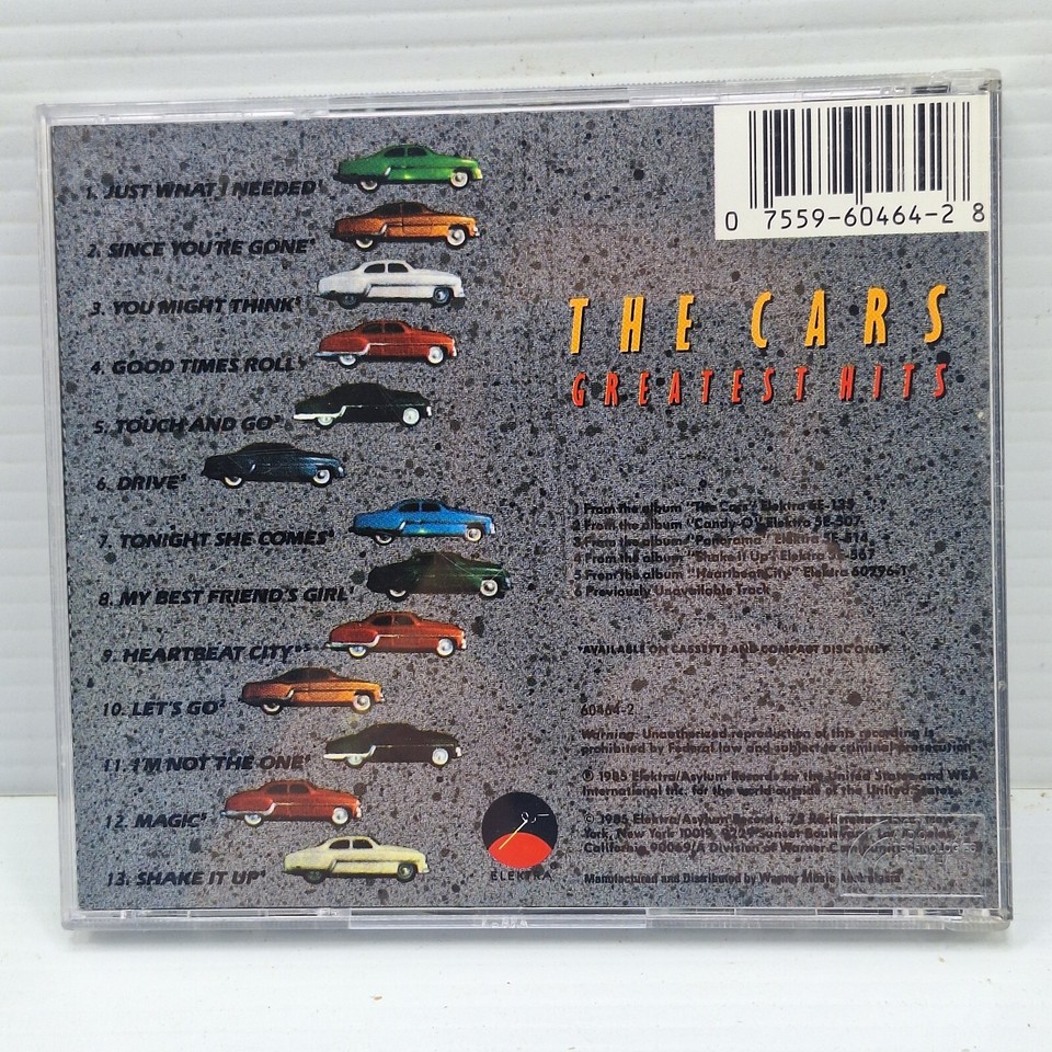 Greatest Hits by The Cars (CD, 1985) - MUSIC CD OZ SELLER 75596046428| eBay