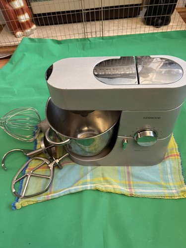 Kenwood Major Titanium Kitchen Mixer 3 Attachments Whisk, Hock And K ...