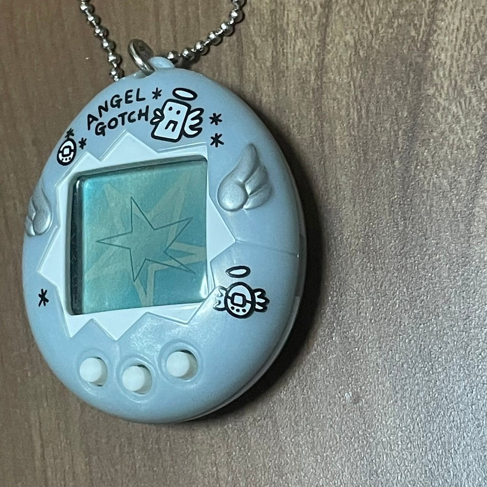 Bandai Tamagotchi Tenshitchi Angelgotchi Angel 1997 Pearl Bluel ...