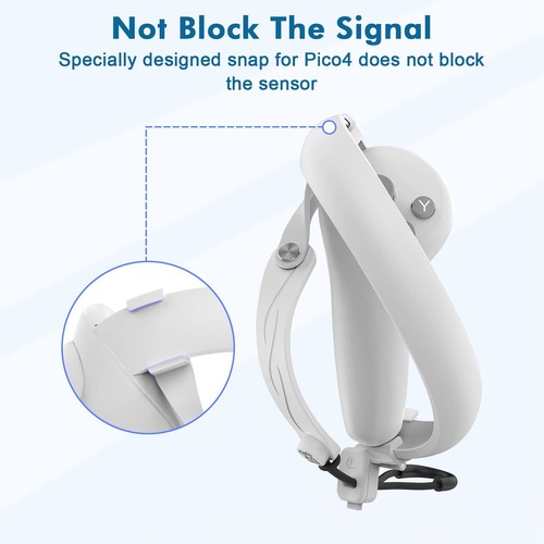 AMVR Touch Controller Grip Strap VR Accessories for Pico 4, Anti-Slip ...