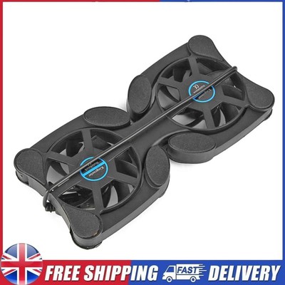 Portable Foldable Laptop Cooler USB Dual Fan Cooling Pad for Notebook ...