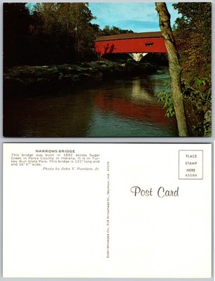 Narrows Bridge Indiana Postcard | eBay
