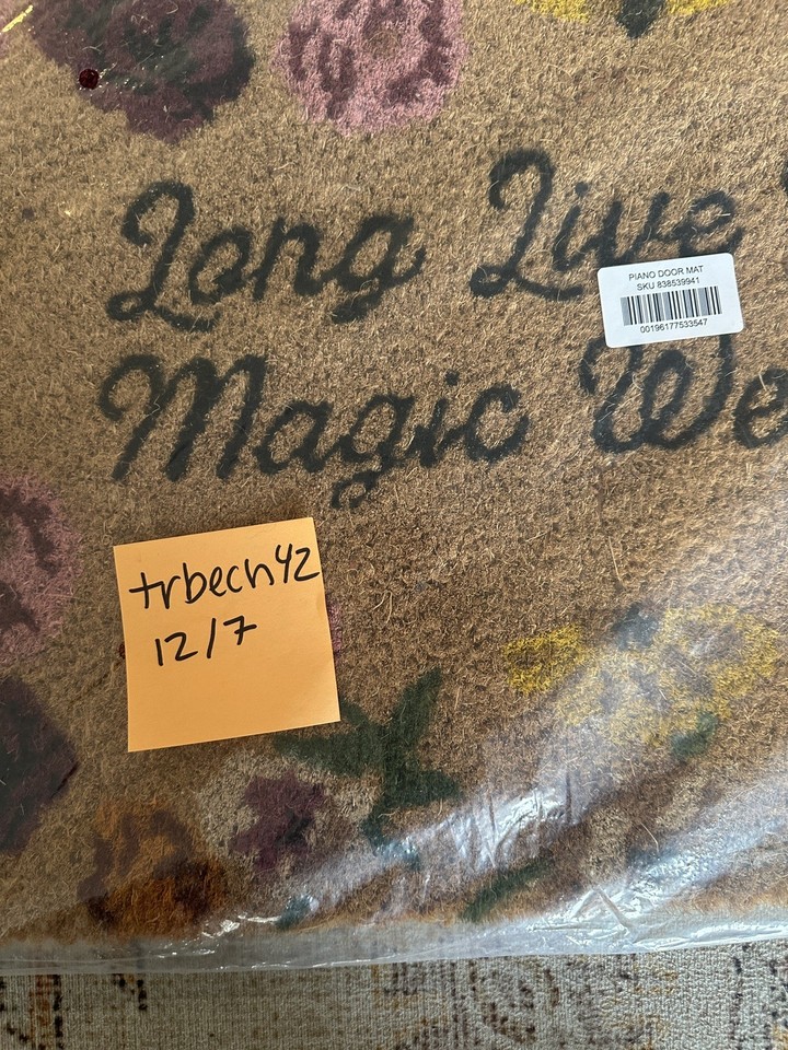 Taylor Swift Long Live All The Magic We Made Acoustic Piano Door Mat ...