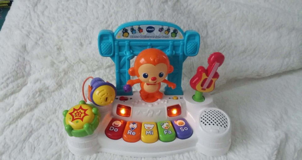 VTech Dance Discover Jam Band Piano Musical Lights Sounds Learning Toy ...
