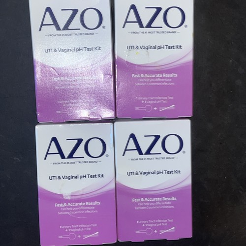 AZO UTI Test Strips + Vaginal pH Kit - 3 Tests - 4 Boxes Exp 2027 ...