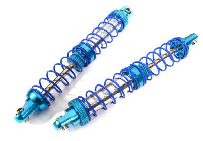 Realistic Dual Spring Shock Set (2) for 1/10 Scale Off-Road R/C (L ...