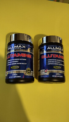2x Allmax Essentials L-Glutamine, 3.53 oz 100 g Recovery & Immune Function | eBay