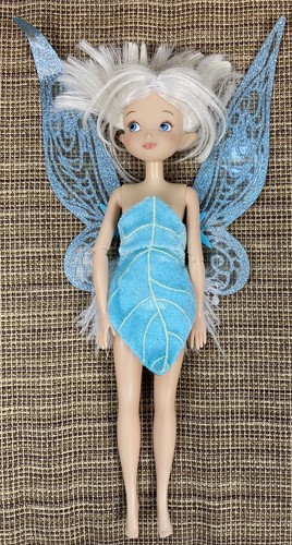 2012 Disney Store Fairies PERWINKLE SNOW FAIRY DOLL Flutter Wings 1st ...