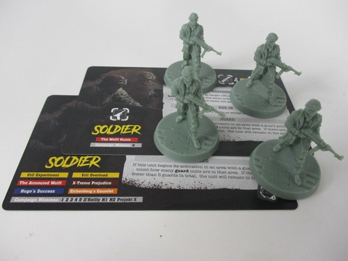 REICHBUSTERS: Projekt Vril 4x SOLDIER Minis & Cards NEW!! | eBay