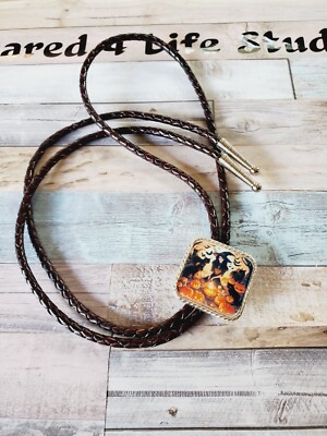 Halloween witch bolo tie, spooky witches necklace Bolo Tie, Halloween ...