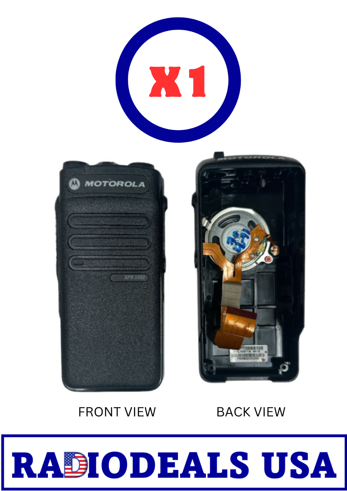 Motorola PMLN5811A Complete Front Caver for XPR3300 for sale online | eBay