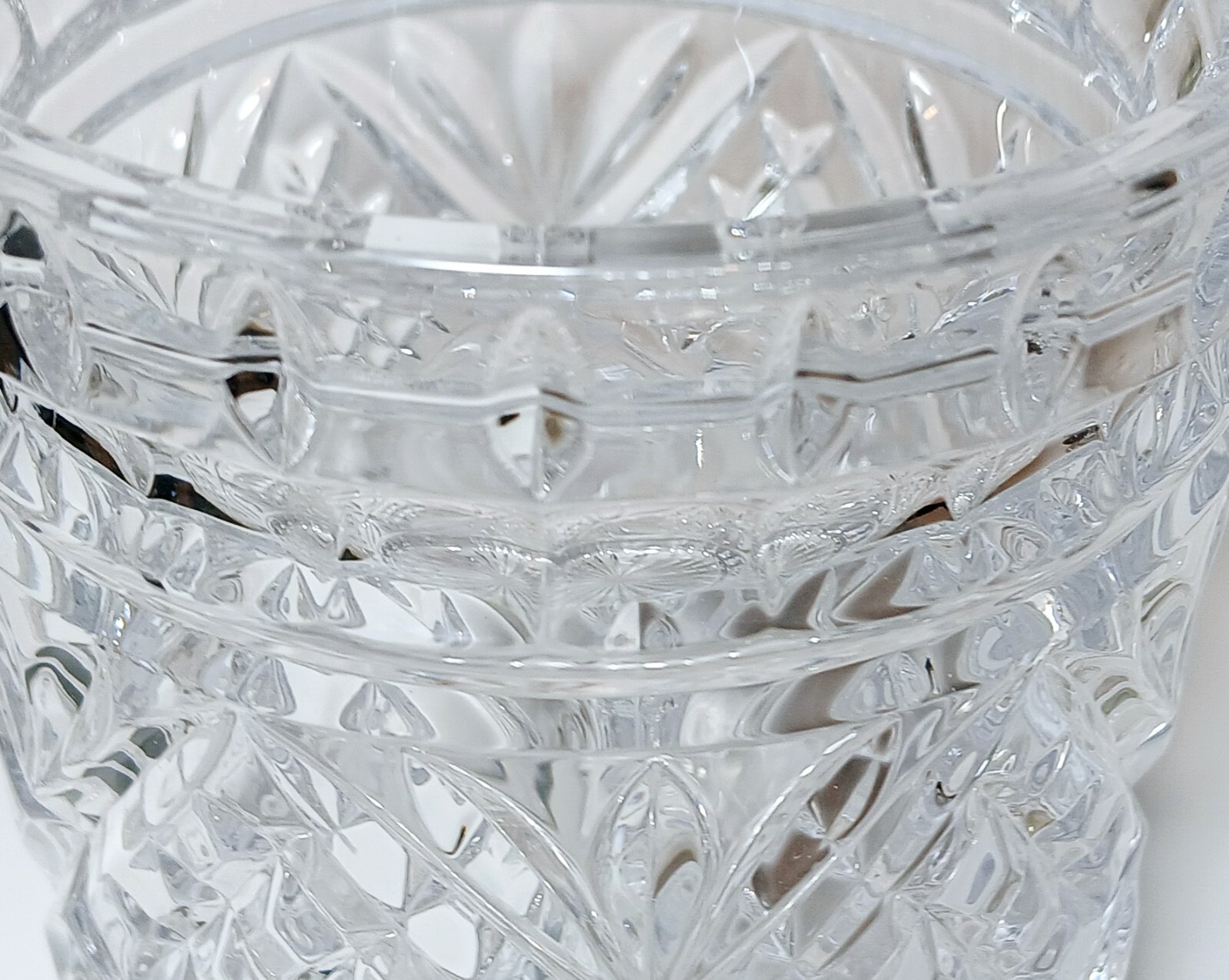 Godinger Dublin Crystal Collection Cut Glass Biscuit Barrel Lidded ...