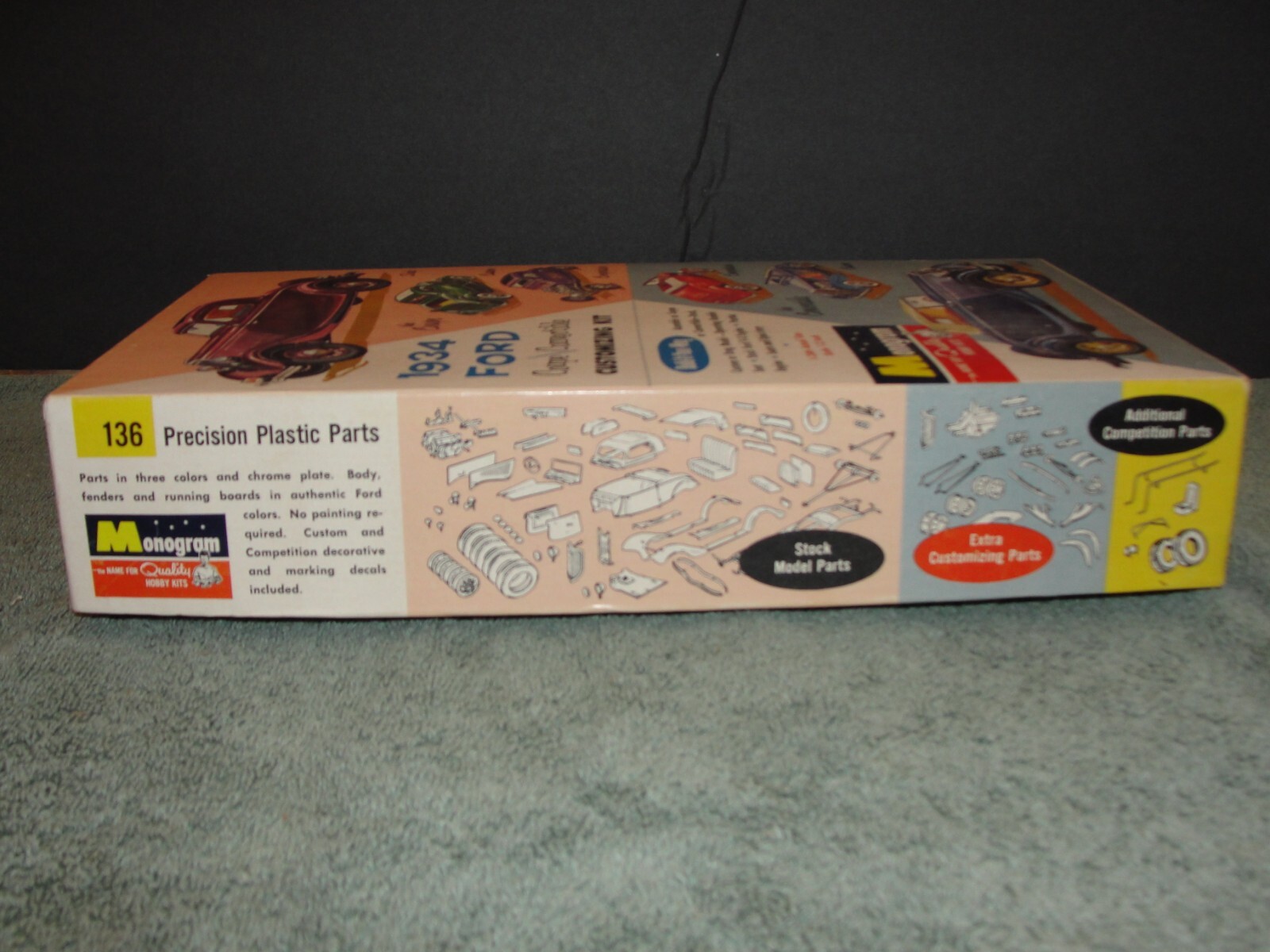 1962 Monogram 1934 Ford Coupe/Convertible Customizing 1:24 Scale Model Kit | eBay