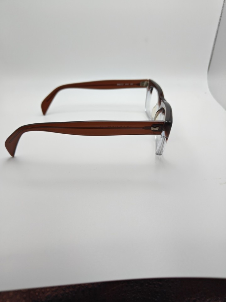 Vintage NALCO handmade USA model #44 BROWN (fade) Eyeglasses NEW RARE ...