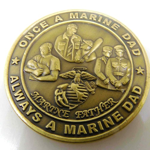 UNITED STATES MARINE CORPS MARINE FATHER CHALLENGE COIN | eBay