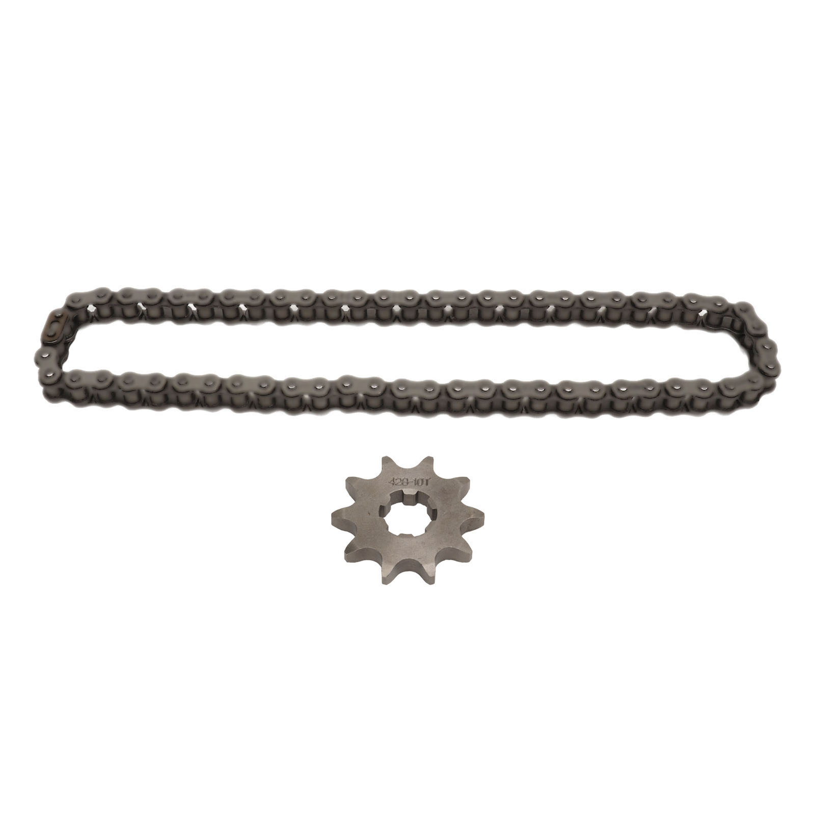 428 10T Sprocket 17mm Steel 428 60 Links Chain For 50cc‑250cc ATV Off ...