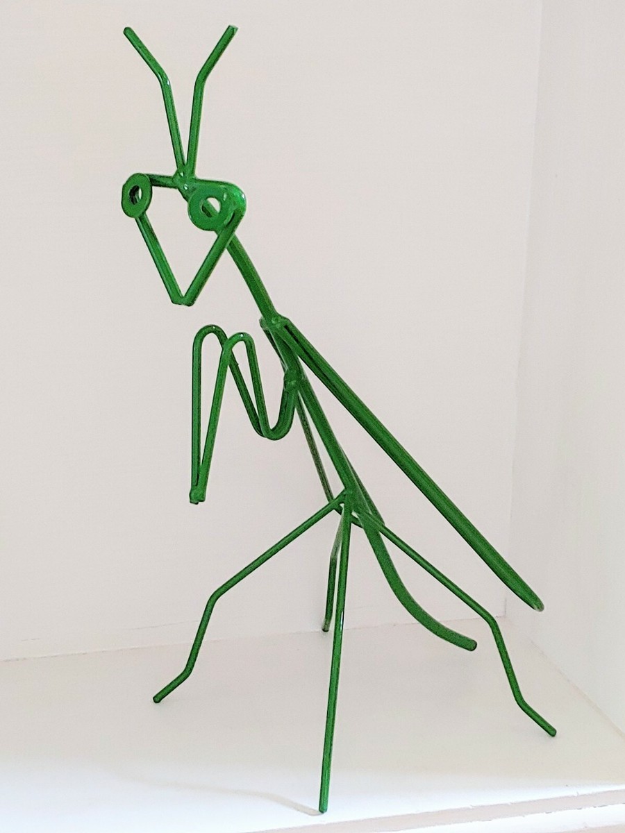 Welded Praying Mantis Dan Day Colorful Praying Mantis Metal Modern Art
