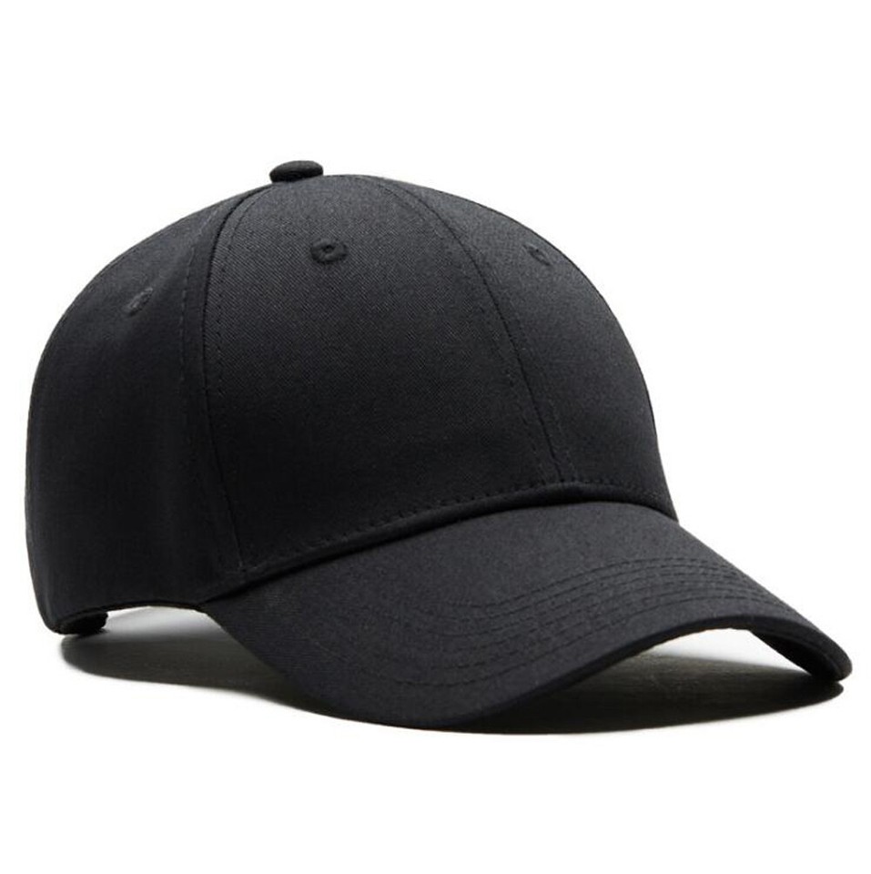 Big Size XL 59-62cm Plain Structured Baseball Cap Adjustable Hat for ...