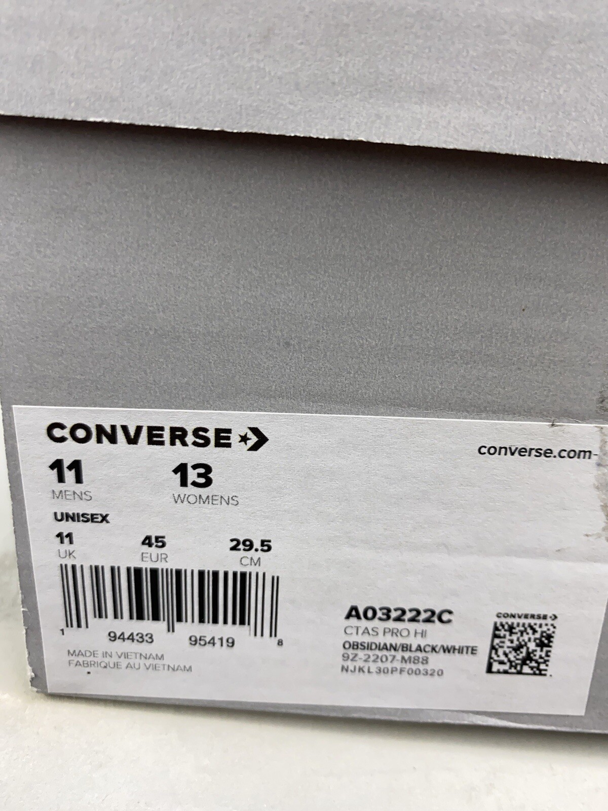 NEW Converse Chuck Taylor All Star Pro Hi Dice Blue White Shoes Mens 11 ...
