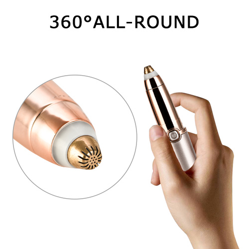 Mini Electric Epilator USB Eyebrow Trimmer Face Brows Hair Remover ...