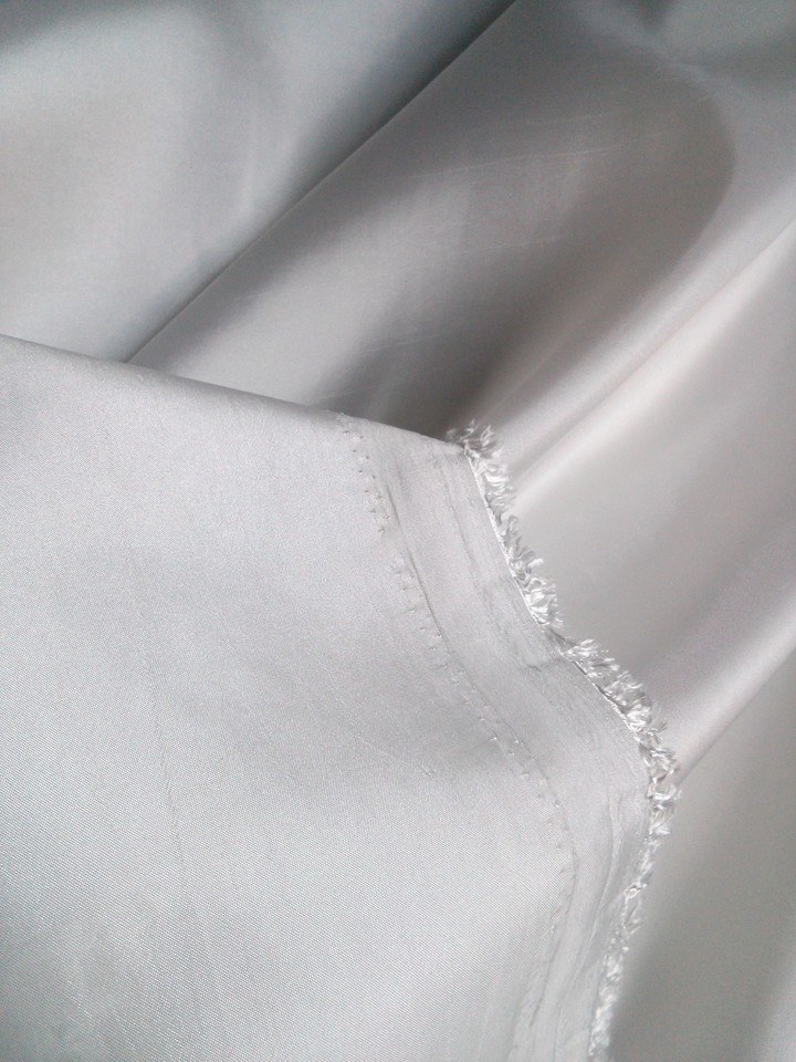 White Taffeta 100% Polyester 59/60" wide by the yard or roll .Free ...