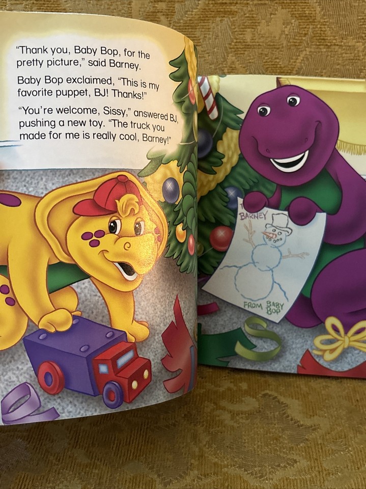 Barney's Christmas Surprise Book Baby Bop BJ Scholastic 2000 | eBay