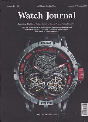 WATCH JOURNAL MAGAZINE JANUARY/FEBRUARY 2015. | eBay