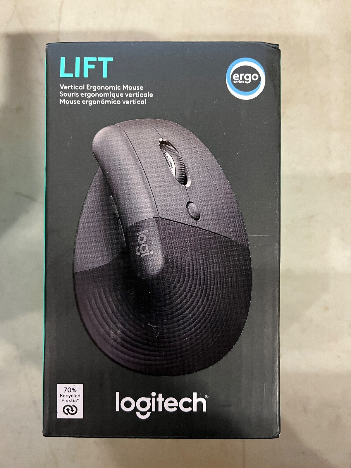 Logitech Lift Vertical Ergonomic Mouse Wireless Bluetooth - Black for ...