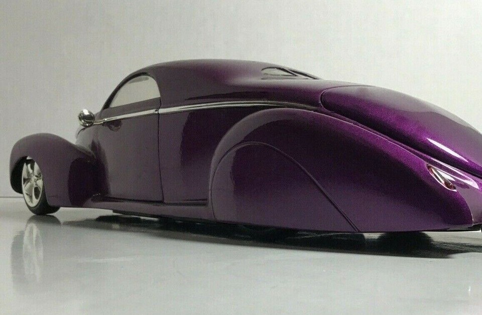 Hot Rod Ford Mercury Merc Chopped Custom1Race Car Dragster Racer TIN ...