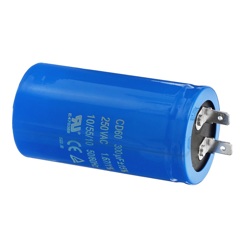 CD60 Run Capacitor 300uF/MFD 250VAC 15%Tolerance 50/60Hz Motor Start ...