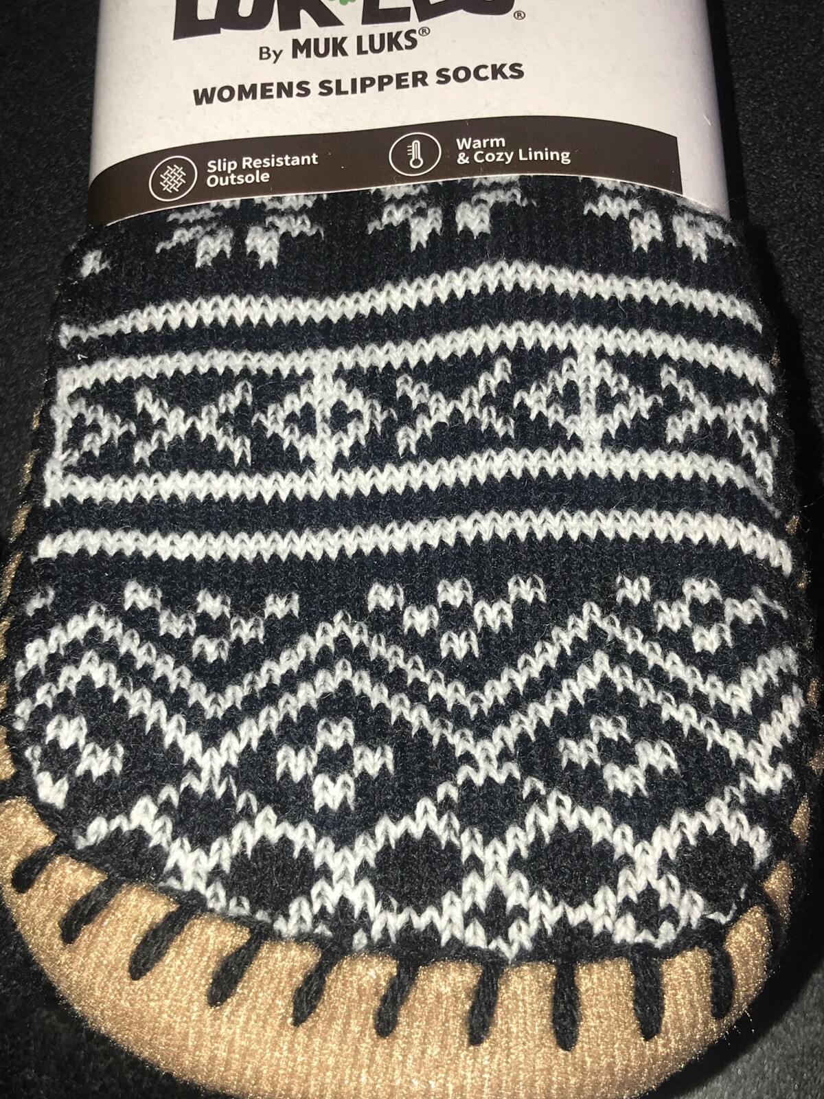 NEW LUK EES MUK LUKS Slipper Socks VARIATIONS L/XL Large & X Large (8 ...