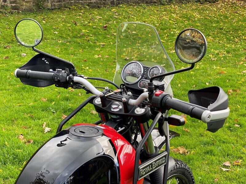 For Royal Enfield Himalayan Genuine Hand Guard Handguards Kit Black | eBay