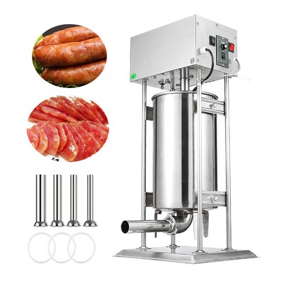 15L 20L Electric Sausage Maker Sausage Stuffer Meat Filler Machine 110V ...