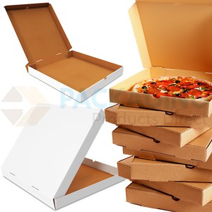 Plain Pizza Boxes, Takeaway Pizza Box, Strong Quality Postal Boxes 7 ...