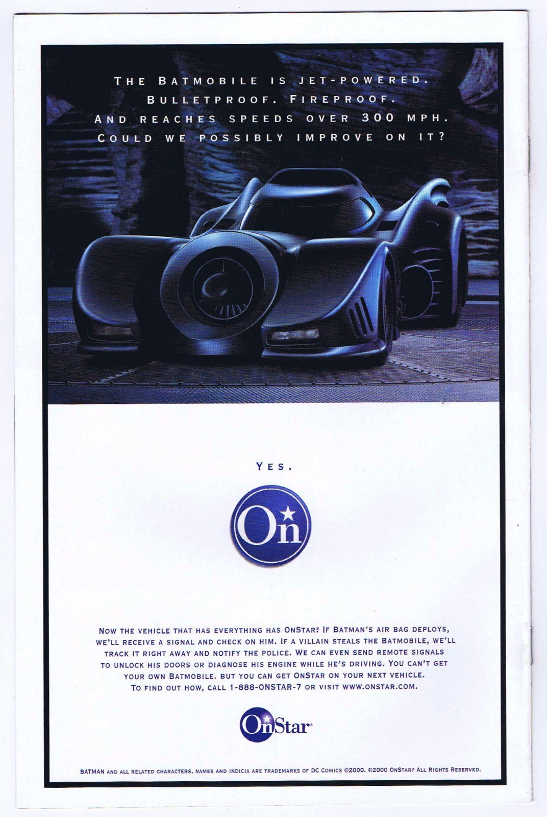 OnStar Batman Auto Show Special Edition #1 Signed w/COA Joe Staton VF ...